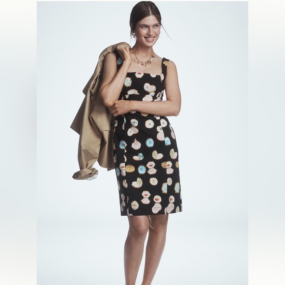 Maeve | Dresses | Nwt Maeve Square Neck Mini Dress With Colorful Art ...